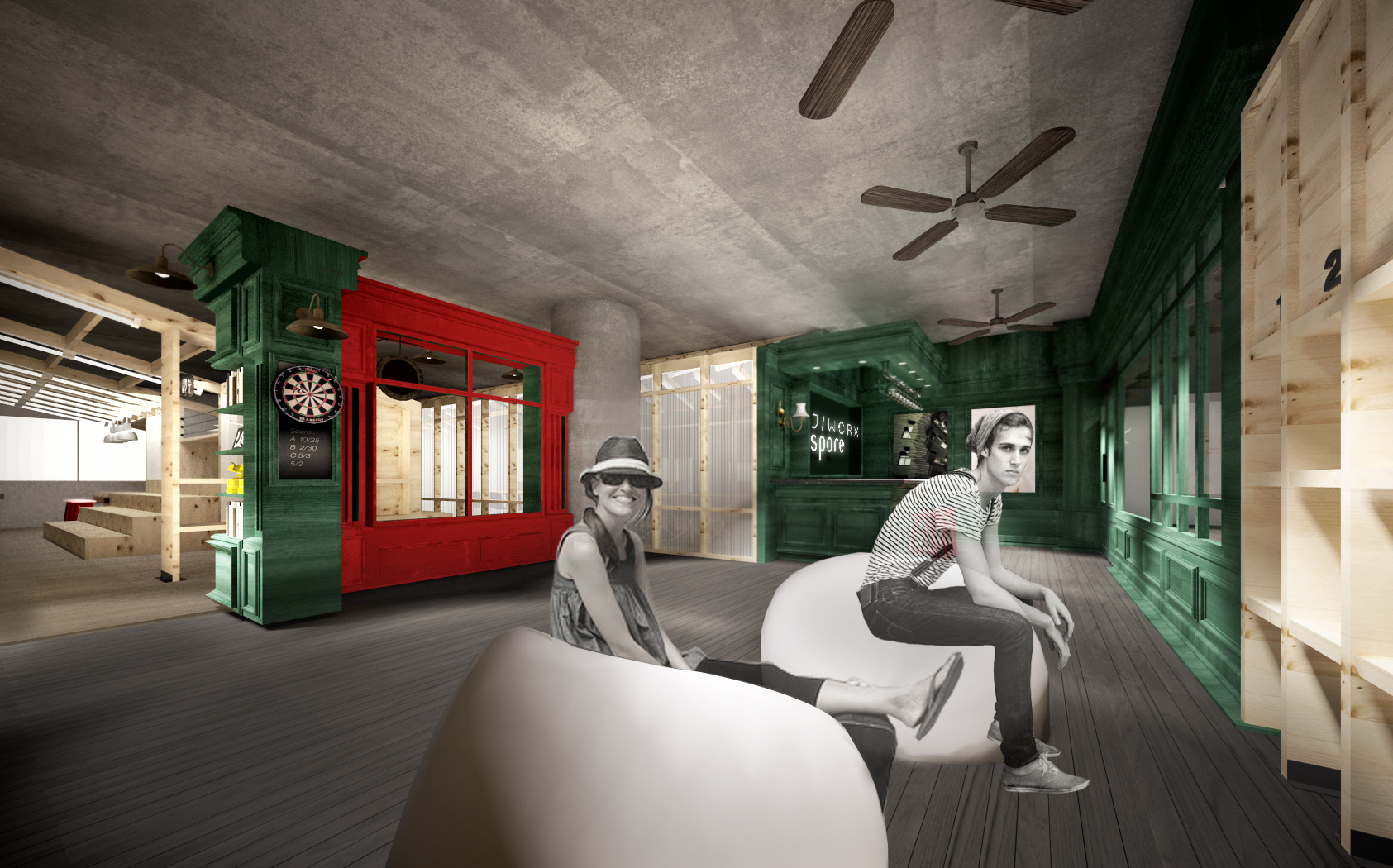 CJ WORX & SPORE Office – Supermachine Studio